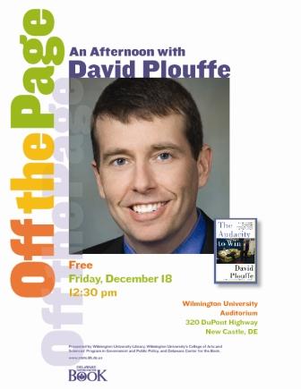 "Off the Page: An Afternoon with David Plouffe" - Division of Libraries ...